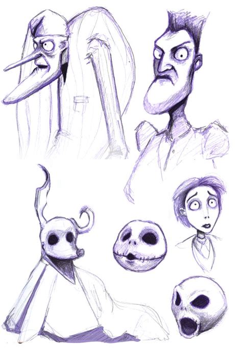 Tim Burton Sketches Tim Burton Drawings Tim Burton Sketches Tim Burton Characters