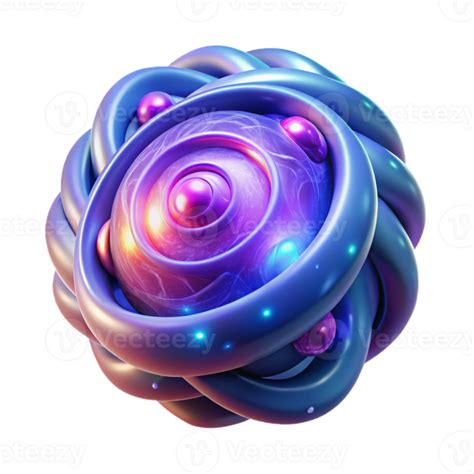 Elegant Contemporary A Quantum Computer Core Glowing With Swirling Nebulae Like Energy Abstract