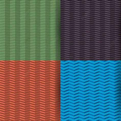 Seamless Zigzag Patternvector Illustration Textile Set Chevron