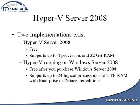 implementing a hyper v virtualization infrastructure