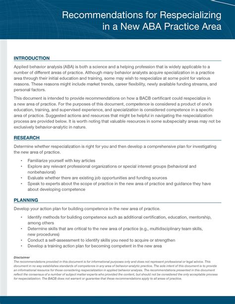 Bacb About Behavior Analysis