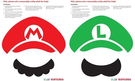 Mario Hat Template