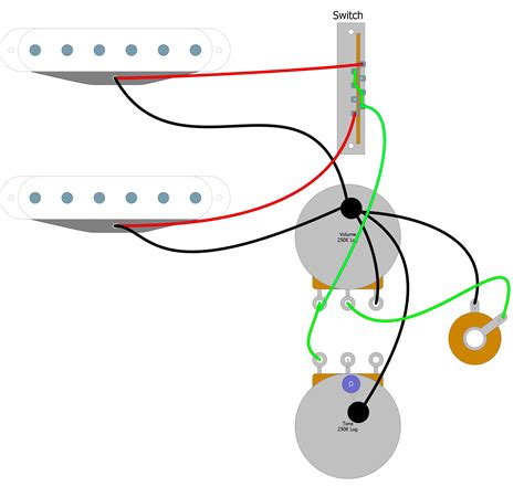 Guitar Wiring Diagram Single Pickup Circuit Diagram