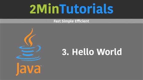 java tutorials for beginners in 2 minutes 3 hello world youtube