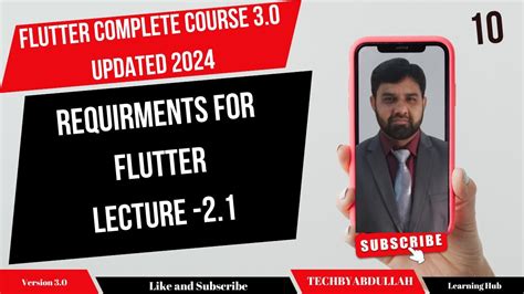 Flutter In Urdu Requirements For Flutter Lecture 21 Techbyabdullah79 Flutterinhindi
