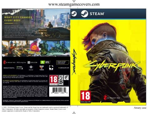 Steam Game Covers Cyberpunk 2077 Box Art