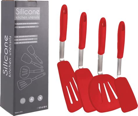 Silicone Spatula Set Of 4 Silicone Spatulas For Nonstick