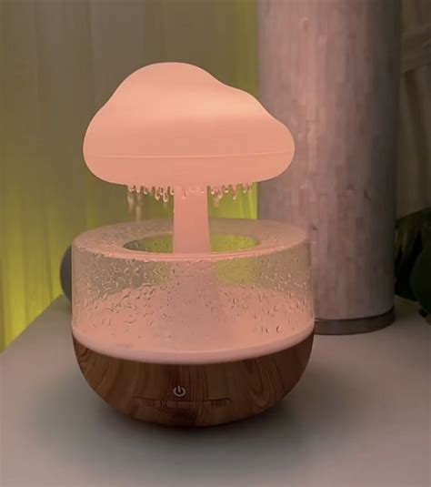 Rain Cloud Humidifier Night Light Aromatherapy Essential Oil