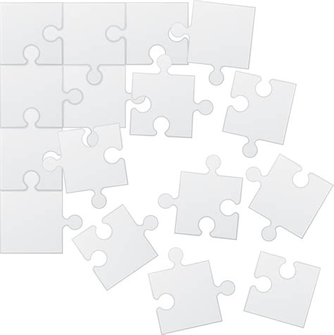 Square Puzzle Vector Illustration 488789 Vector Art At Vecteezy