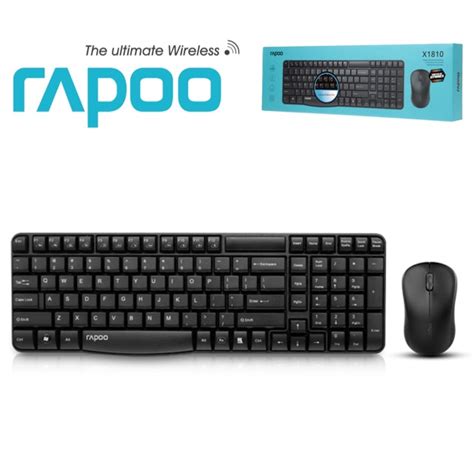 เมาส์ไร้สายและคีย์บอร์ดไร้สาย Rapoo Wireless Combo Set Shopee Thailand