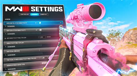 These Settings Will Make You The Fastest Sniper In Mw3 Best Mw3