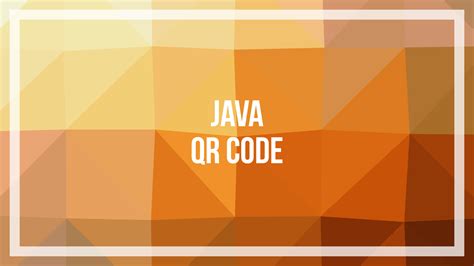 Java Créer Et Lire Des Qr Codes Avec Zxing