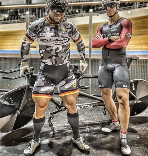 Track Cyclist Big Legs