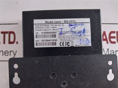 Oring Ids 5012 10100tx Device Server Set Aeliya Marine Tech