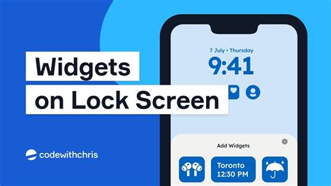 Introduction to WidgetKit - Lesson 4: Lock Screen Widget - YouTube