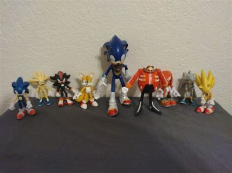 Sonic The Hedgehog Action Figures Set Of 9 Sega 4578021487