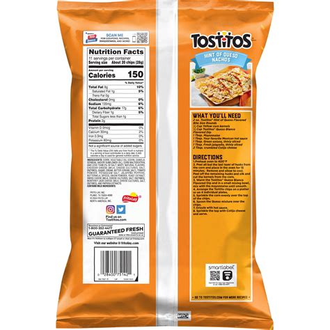 Tostitos® Hint Of Queso Flavored Tortilla Chips Shop Now At