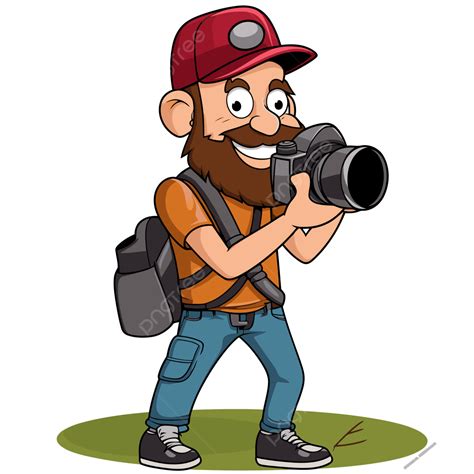 매력적인 클립 아트 만화 수염 사진 작가 벡터 매력적인 클립 아트 만화 Png 일러스트 및 벡터 에 대한 무료 다운로드 Pngtree