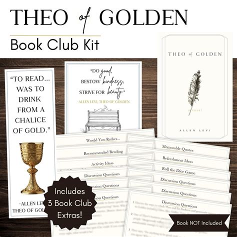 Theo Of Golden Book Club Kit And Discussion Guide Theo Of Golden By