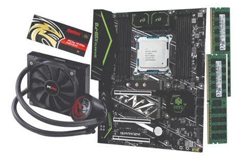 Kit Placa F8 Xeon 2683 V4 128gb Ssd 1t Nvme Wcooler
