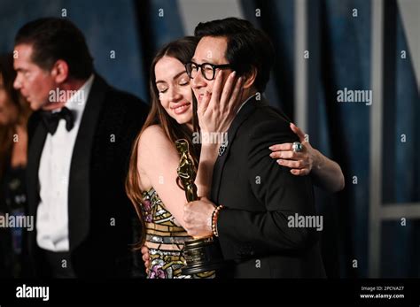 Usa 12th Mar 2023 Ana De Armas And Ke Huy Quan Walking On The Red