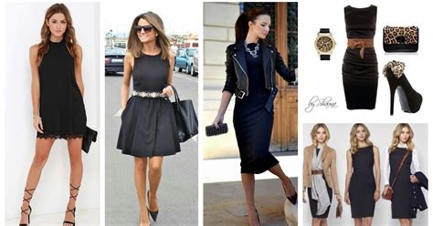 22 Maneras De Cómo Combinar Un Vestido Negro Para Toda Ocasión