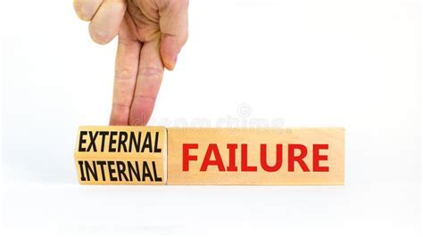 External Or Internal Failure Symbol Concept Words External Failure Or Internal Failure On External Or Internal Failure Symbol Concept Words External Failure Or Internal Failure On