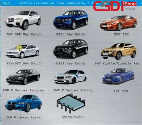 CGDI BMW Program Key To BMW F FEM Without Any Issue