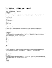 Module C Mastery Exercise Docx Module Mastery Exercise Score For This Attempt Out Of
