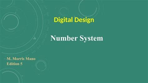 Binary Number System Ppt