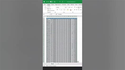 how to adjust rows and columns in excel sheet trendingshorts