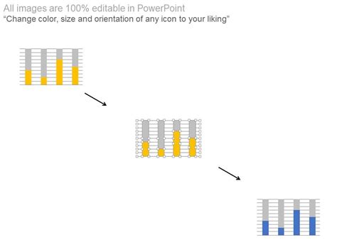 Year Based Chart With Percentage Data Analysis Powerpoint Slides