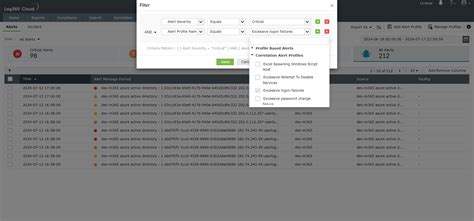 View Log Alerts Log360 Cloud