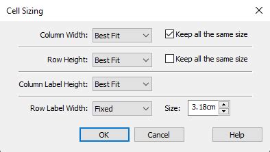 Changing The Position Of Text And The Size Of Table Cells SnapSurveys