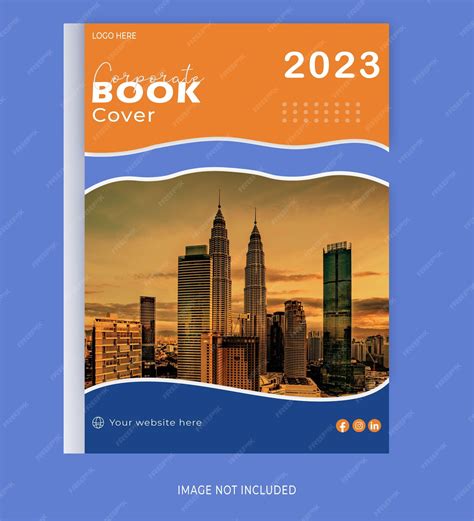 Premium Vector Modern Luxury Book Cover Post Design