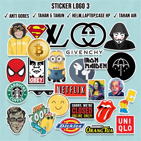 Jual Stiker Aesthetic Laptop Local Brand Tumblr Helm Laptop Case Sticker Case Shopee Indonesia