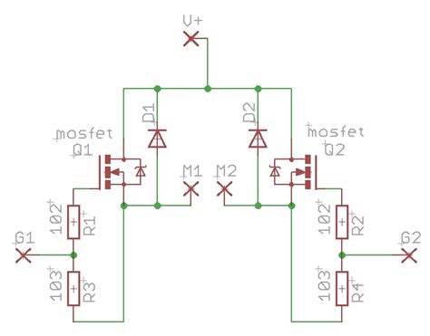 [solved] Bi Directional Motor Control With Two Mosfets General Electronics Arduino Forum