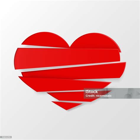 흰색 바탕에 빨간색 줄무늬 실의 벡터입니다 아이콘 기호 상징 깃발 스티커 배지로 사용 될 수 있습니다 벡터 아이콘입니다 사진