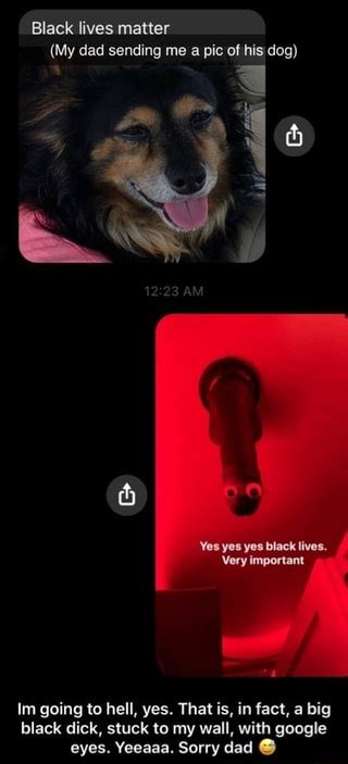 Im Going To Hell Yes That Is In Fact A Big Black Dick Stuck To My