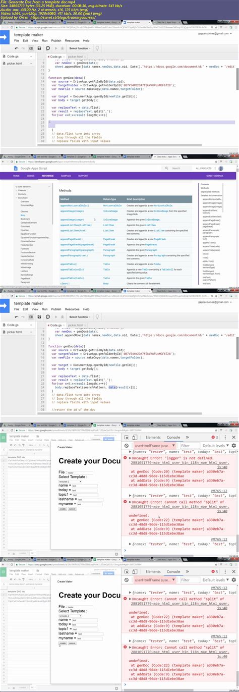 Google Docs Play Script Template