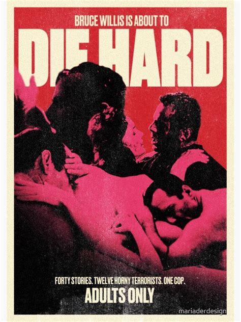 Die Hard 1988 Vintage Erotica Poster Poster For Sale By