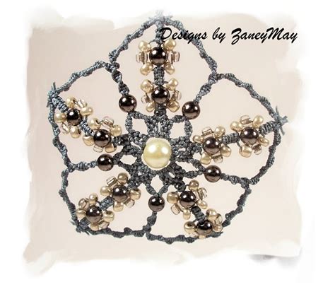Macrame Snowflake Pattern In PDF Etsy