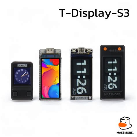 โมดูลหน้าจอ T Display S3 1 9 T Qt Esp32 S3 Tdisplay Amoled 1 91 Esp32 Ttgo Lilygo Lvgl Arduino