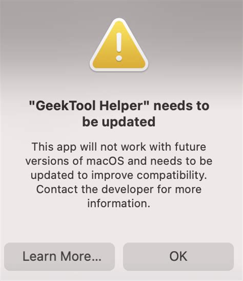 Looks Like Geektool Is Being Deprecated Rgeektool