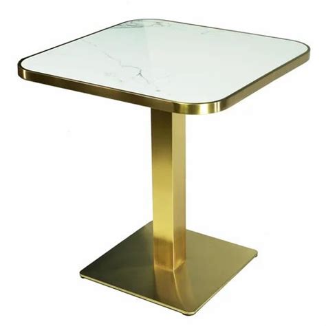 Square Modern Simple Style Marble Top Tea Cafe Table At Best Price In Nashik
