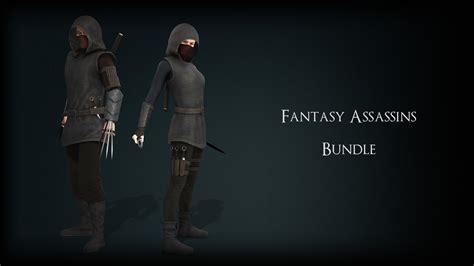 Fantasy Assassins Bundle Character Creatoroutfit Reallusion