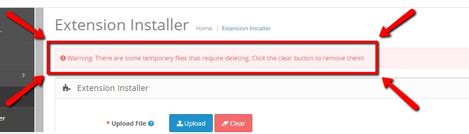 Extension Installer OpenCart Documentation