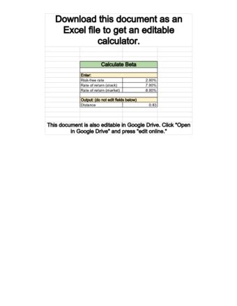 How To Calculate Beta With Pictures WikiHow