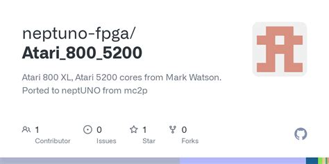 Github Neptuno Fpgaatari8005200 Atari 800 Xl Atari 5200 Cores From Mark Watson Ported To Github Neptuno Fpgaatari8005200 Atari 800 Xl Atari 5200 Cores From Mark Watson Ported To