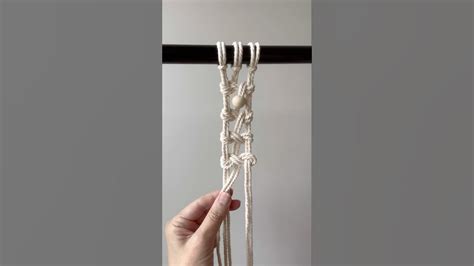 Macrame Pattern With Beads Or Without 🧶macrameknot Macramepattern Macrametutorial Macrame